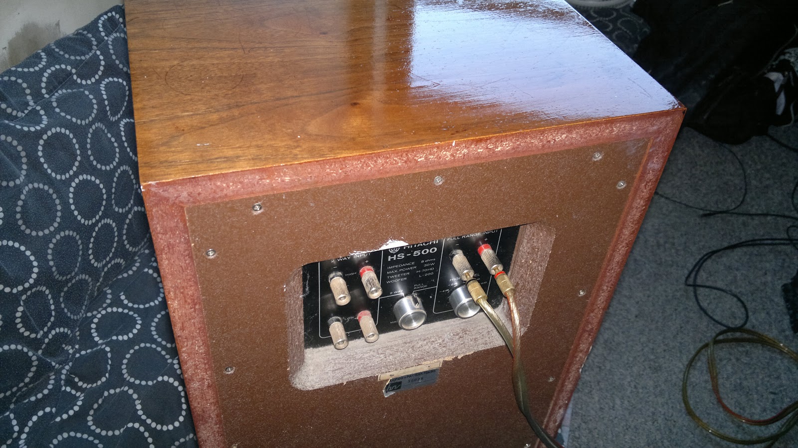 The Vintage HiFi: Hitachi HS-500 Speakers 1969